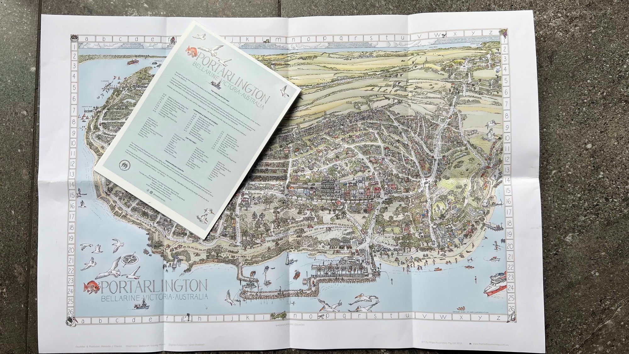 The Portarlington Map - Colour - The Melbourne Map