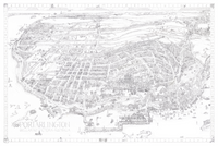The Portarlington Map - Black & White - The Melbourne Map