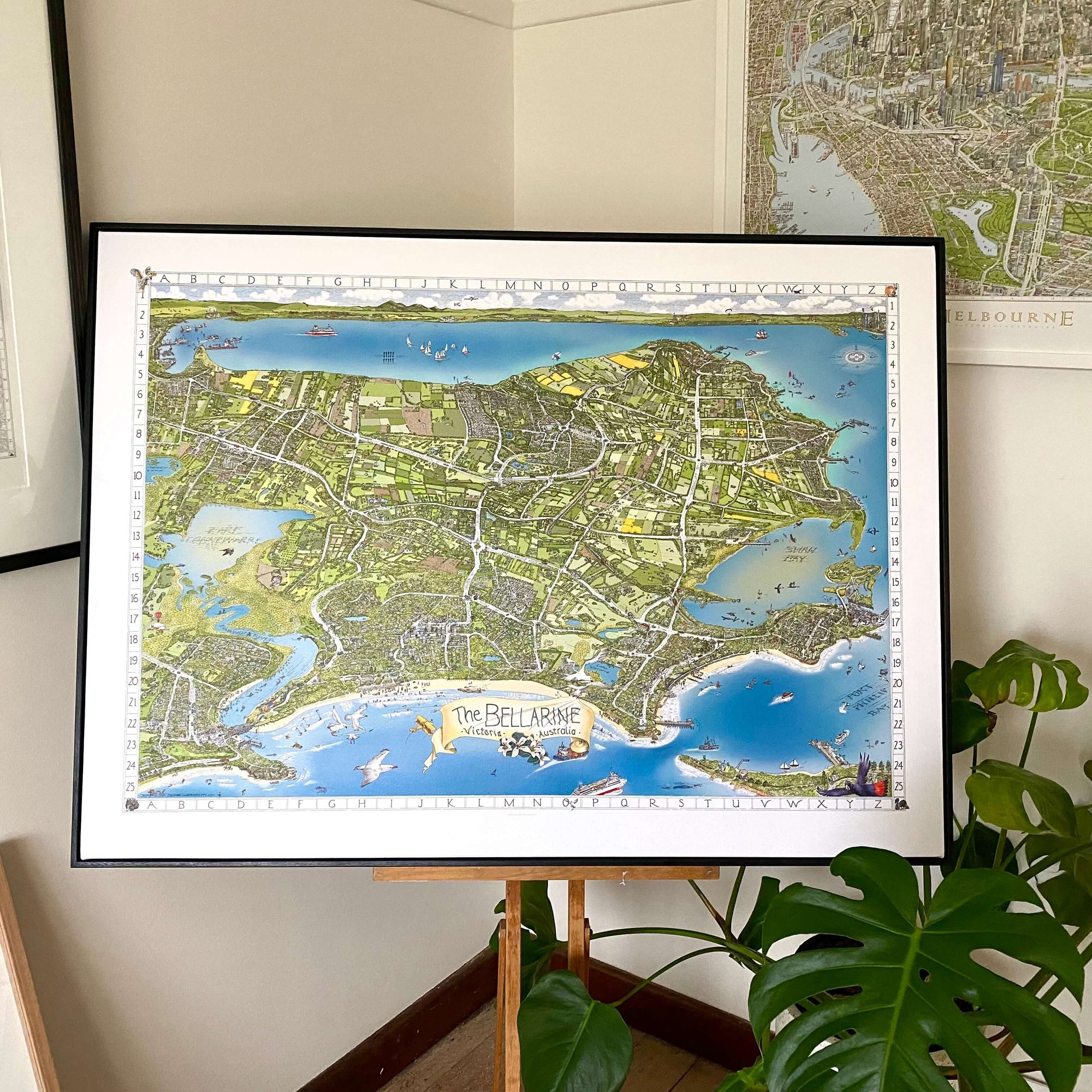 The Bellarine Map - Open Edition prints - The Melbourne Map