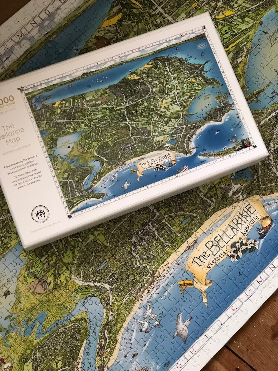 The Bellarine Map Jigsaw Puzzle - The Melbourne Map