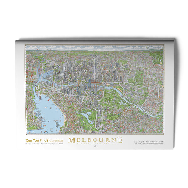 The Melbourne Map “Can You Find?” Calendar