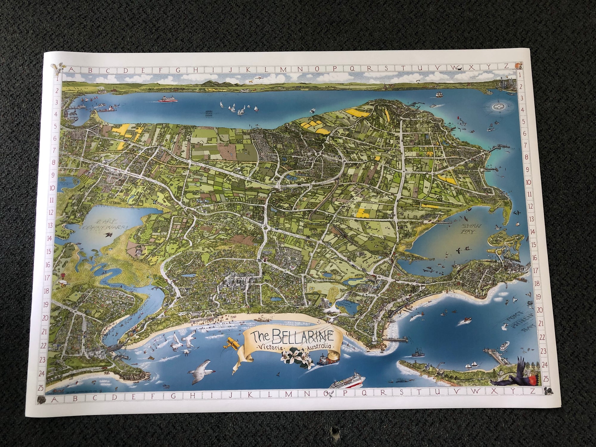 The Bellarine Map Jigsaw Puzzle - The Melbourne Map