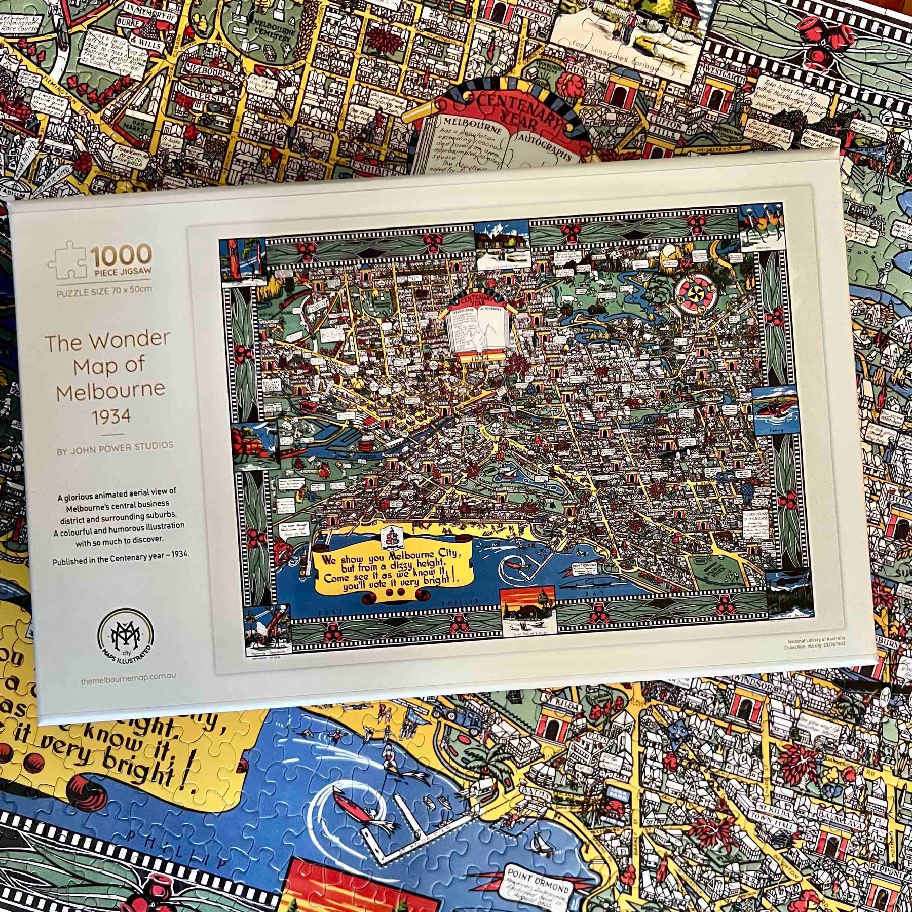Jigsaw Puzzles & More - The Melbourne Map